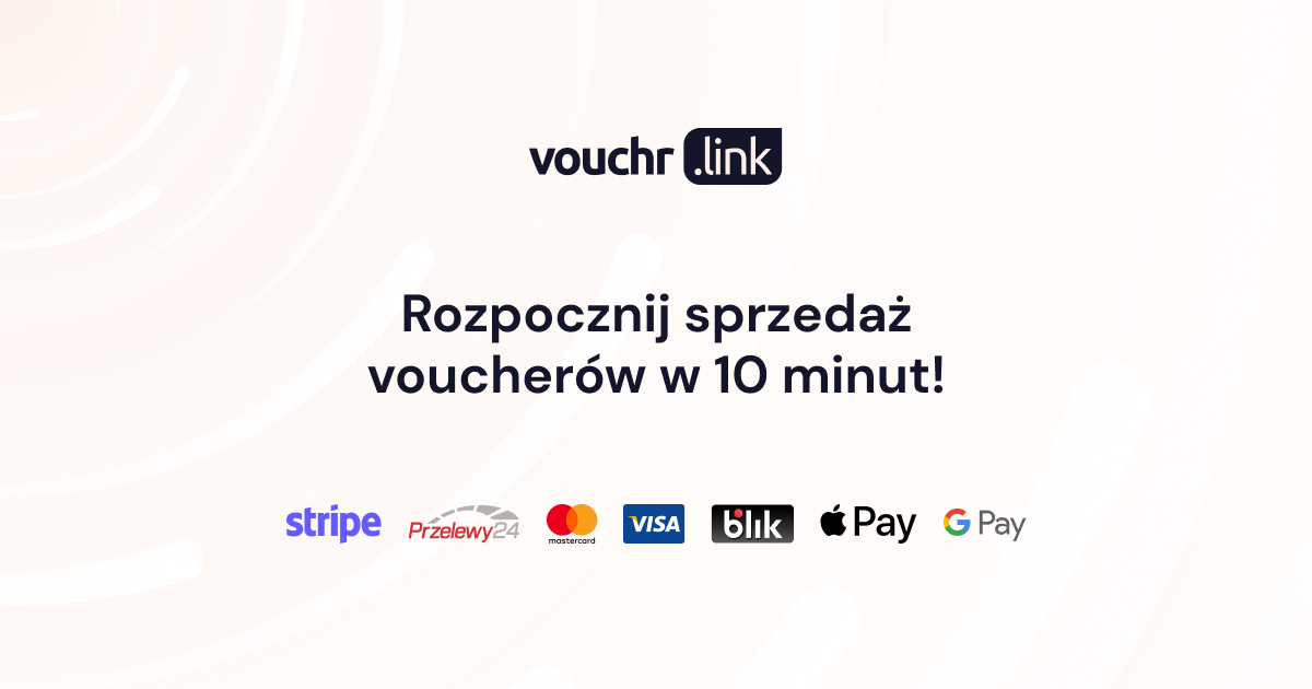 Twój link do sprzedaży voucherów online | vouchr.link